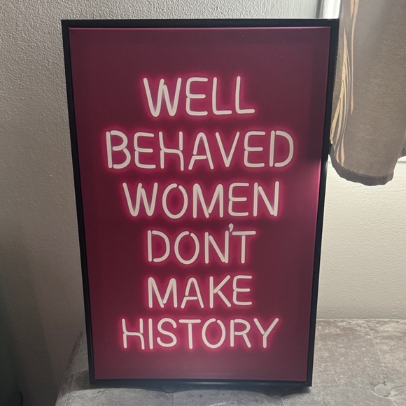 Art | Pink Neon Sign Wall Art | Poshmark